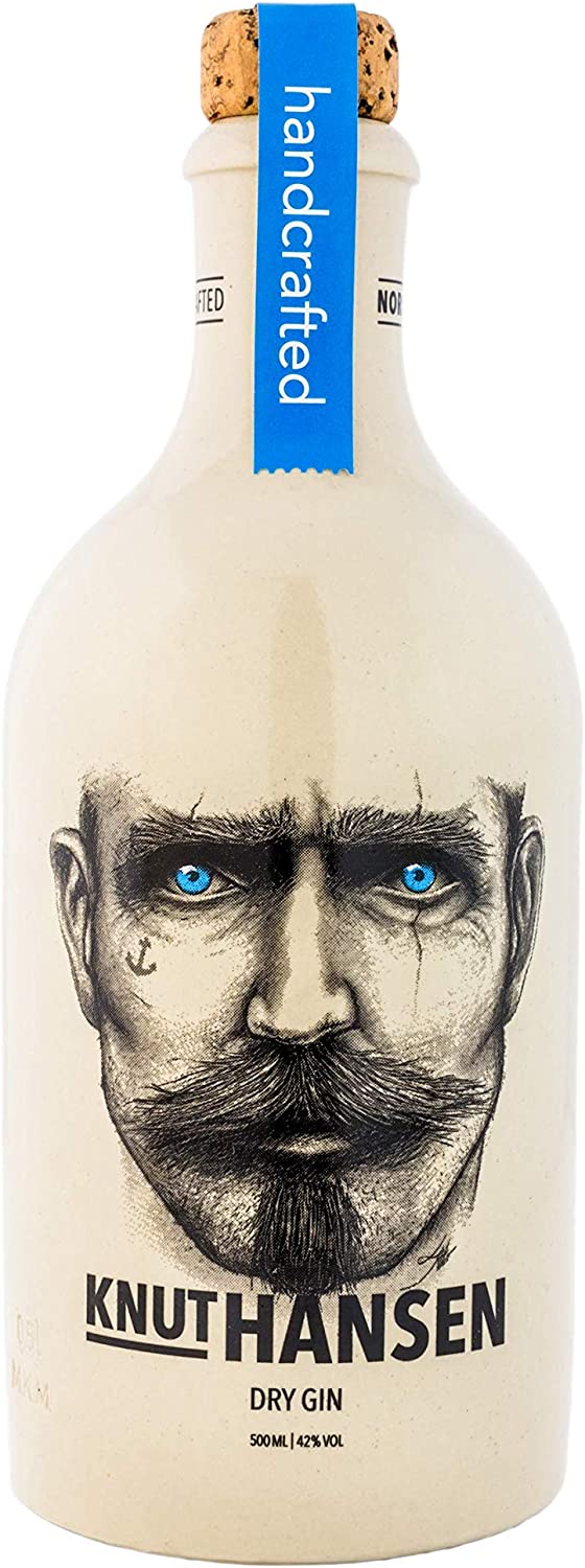 KNUT HANSEN DRY GIN Keramik-Flasche 0,5L kaufen – langetheke.de